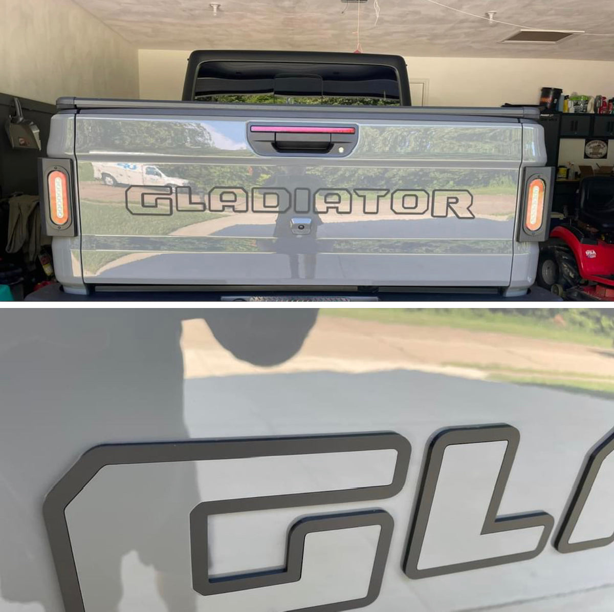 Factory Color Matched Jeep Gladiator Tailgate Badging Kit - Custom Pai ...